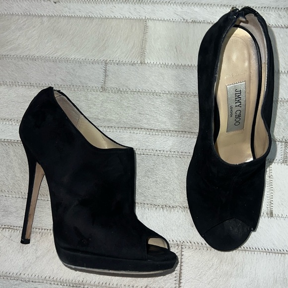 Jimmy Choo | Shoes | Jimmy Choo Womens Open Toe Booties | Poshmark